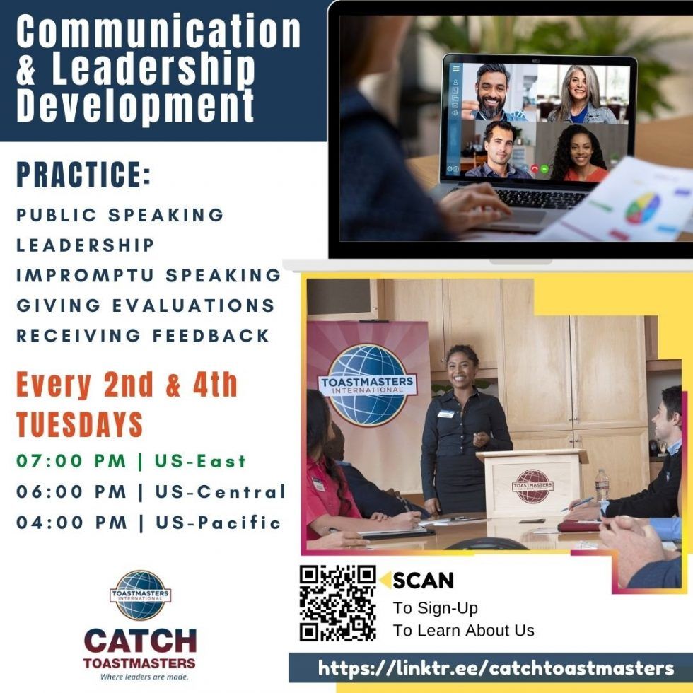 Public Speaking & Leadership Development (Beginners to Advance)