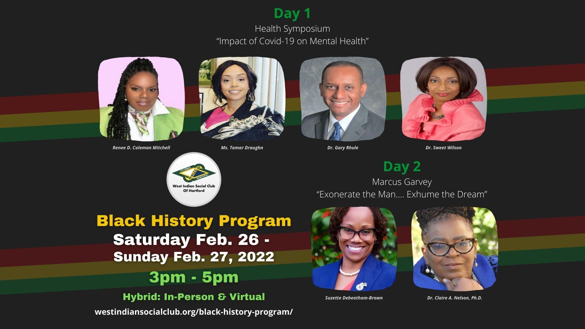 Black History Program - West Indian Social Club of Hartford (WISCOH)